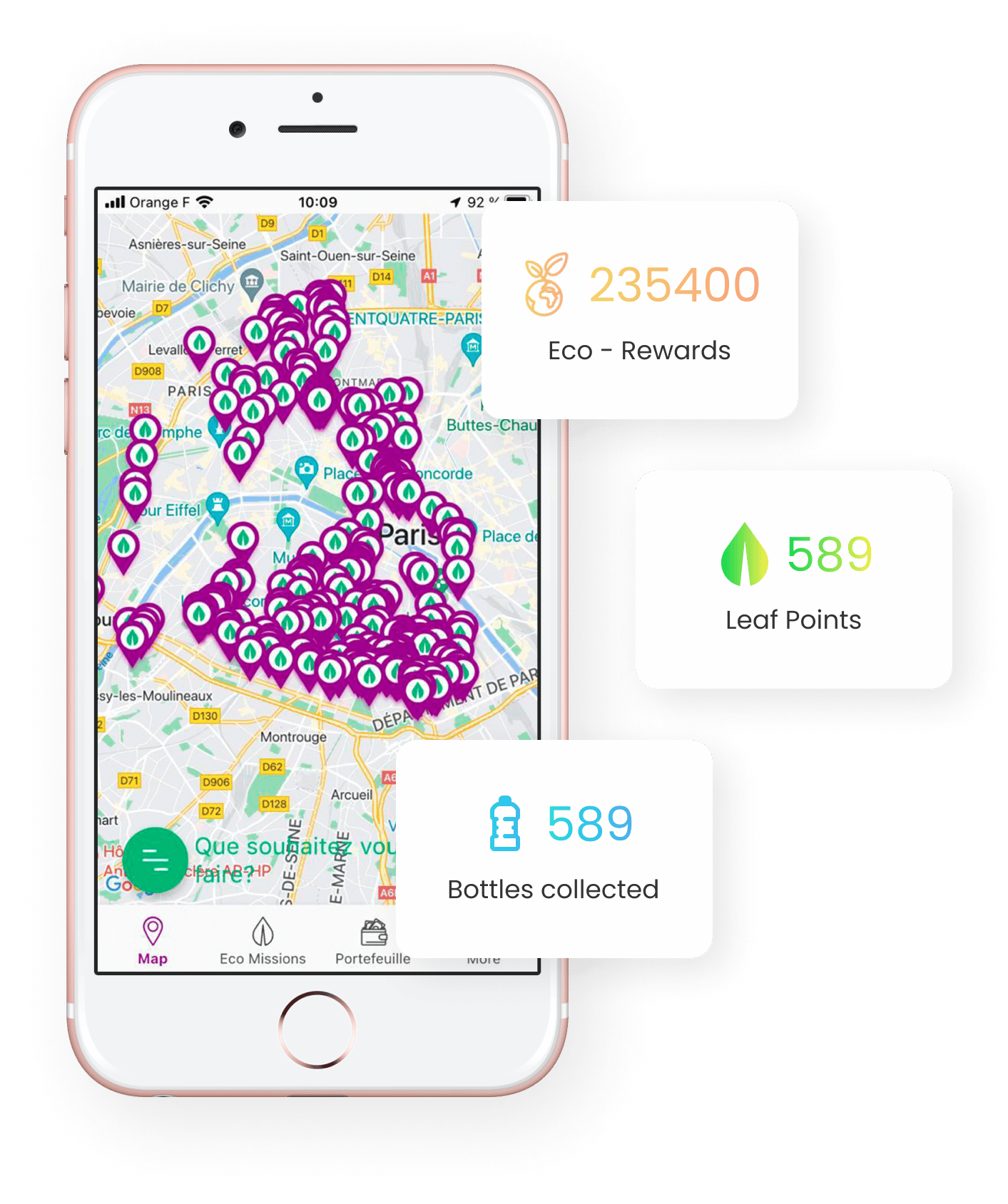 New Home - The eco-friendly app that rewards for not littering.